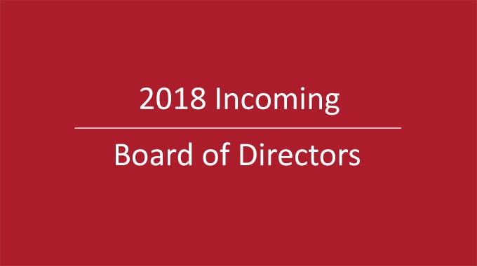 Introducing your 2018 Chamber Board of Directors