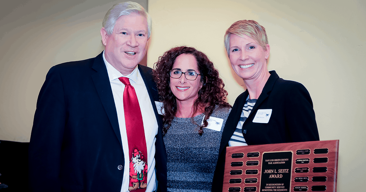 SLOLAF’s Legal Director Stephanie Barclay receives John L. Seitz ...
