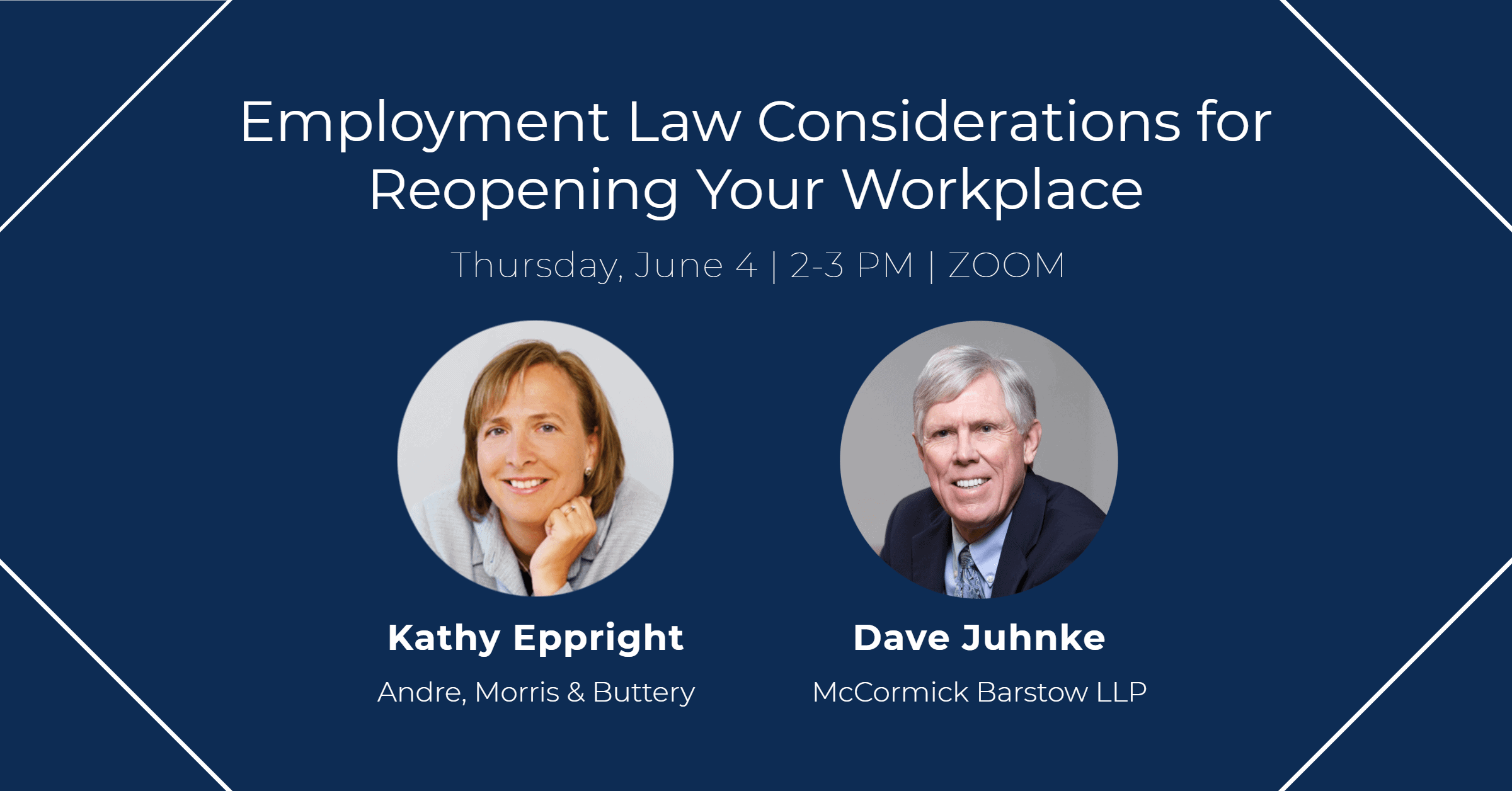 2 PM WEBINAR | Employment Law Considerations for Reopening Your Workplace