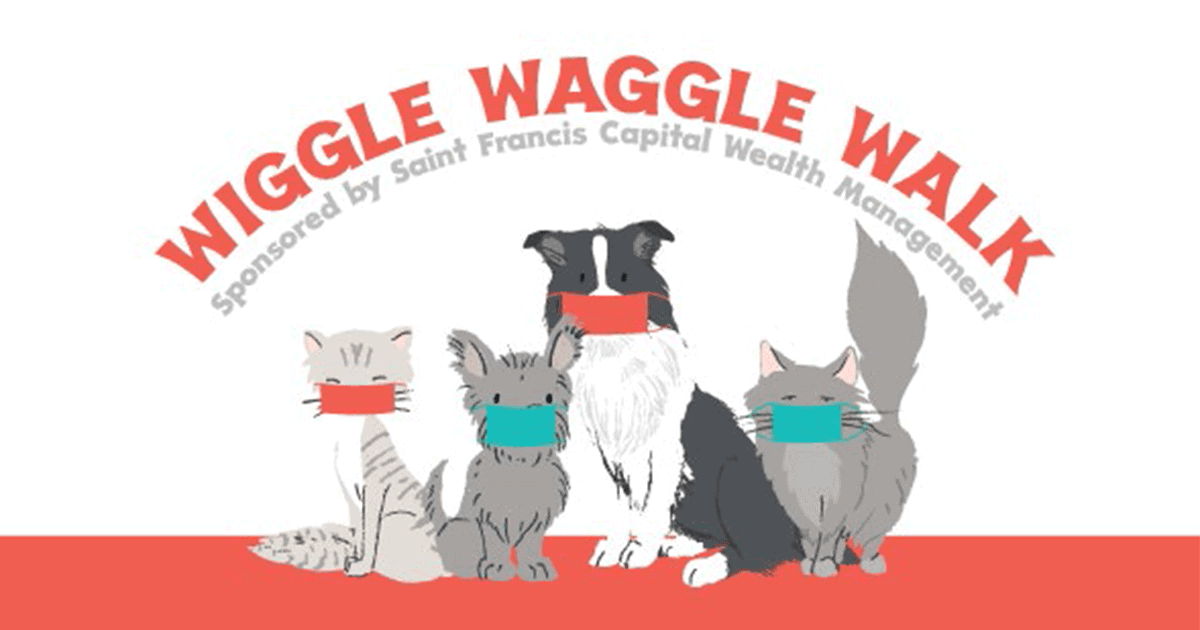 Woods Humane Society’s 28th Annual Virtual Wiggle Waggle Walk & Run