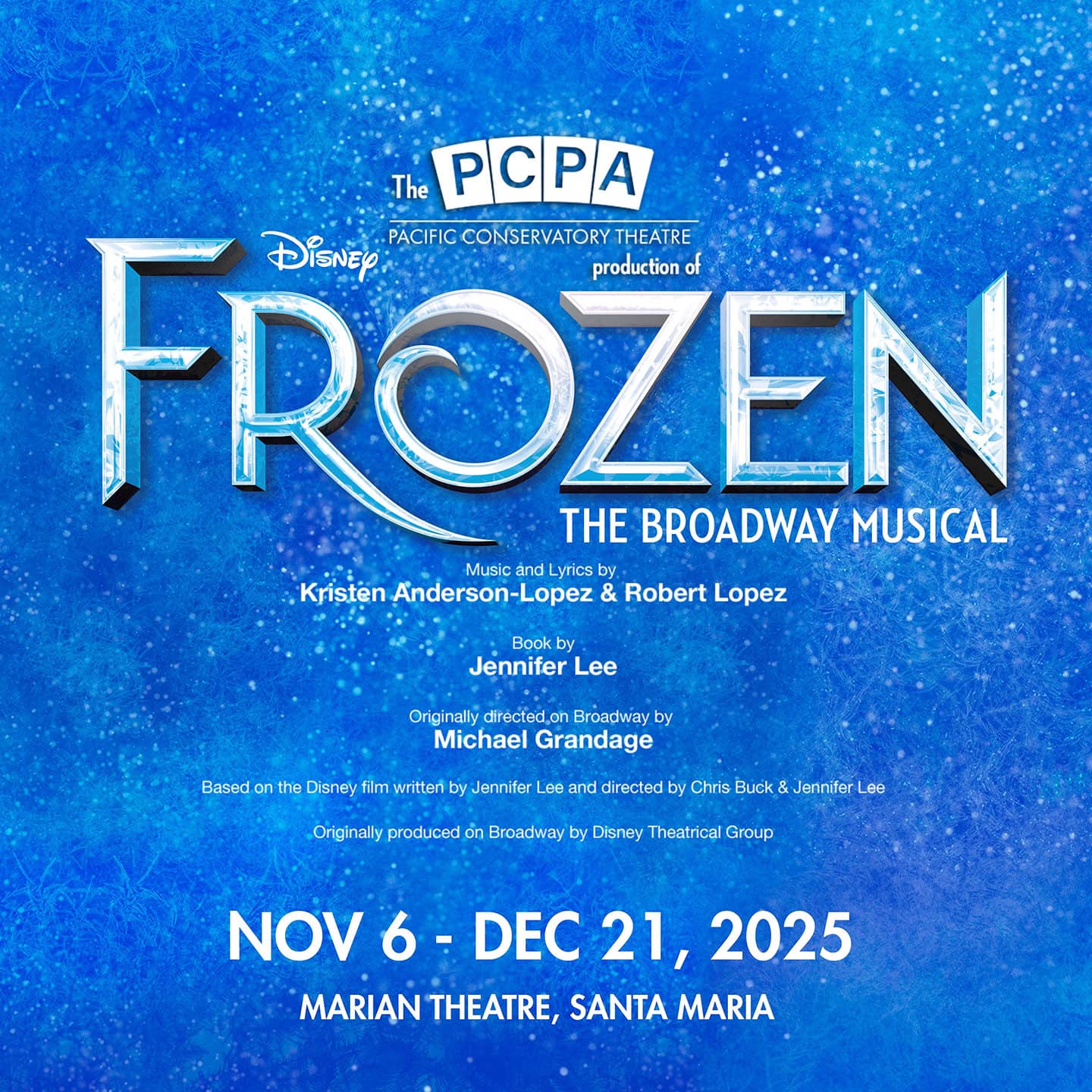 Frozen: The Broadway Musical | San Luis Obispo Chamber of Commerce